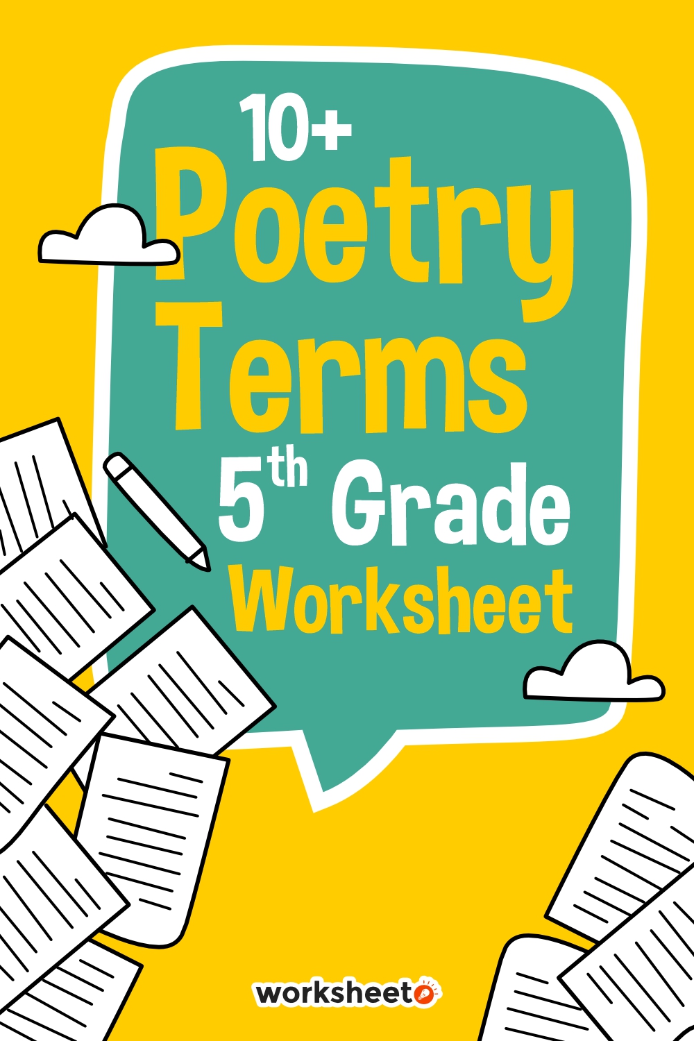 19 Poetry Terms 5th Grade Worksheets Worksheeto